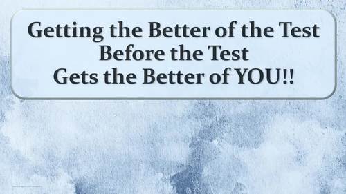 Assessment Prep Test-taking Strategies Relaxation No Prep SEL Lesson 4 ...