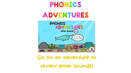 Digital Letter Sound Practice and Review Game | Phonics Adventures N