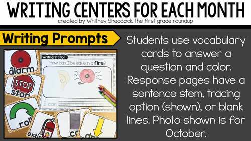 Kindergarten Writing Centers and Activities BUNDLE | TPT