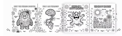 Monster Emotions Science | Parts of a Scared/Calm Monster | PreK‑2