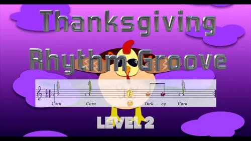 Thanksgiving Rhythm Groove (Level 2) by Mr Doug's Music Shop | TPT
