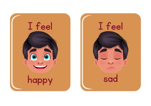 Emotions Flashcard by DJV Learning Materials | TPT
