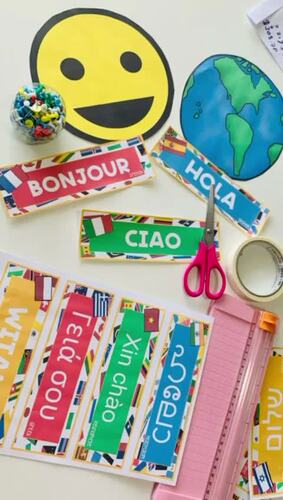 Multilingual ESL/ELL Classroom Decor Bundle by Language Adventurist