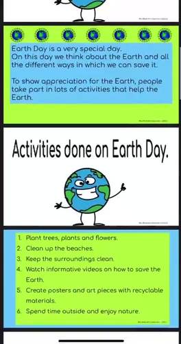 Earth Day No-Prep Power Point Presentation: Click and Present | TPT