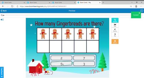 Ten Frames Boom Cards Christmas by Language Forum | TPT
