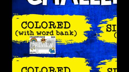 4 PICTURE CROSSWORDS (PEOPLE THEMED) Printable & DIGITAL | TPT