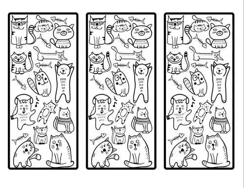 Bookmarks for Coloring/ 3rd, 4th, 5th Grade Bookmarks/ Back-to-School ...