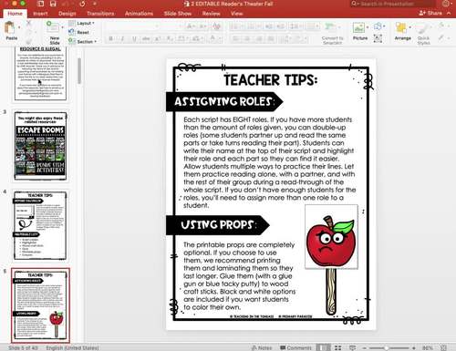 Fall Reader's Theater Scripts EDITABLE by Jen Lium - Teaching in the ...