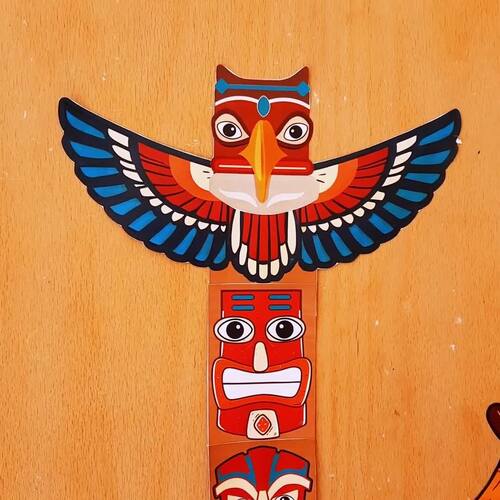 Totem Pole Craft Native American Heritage Month Indigenous Peoples Day ...