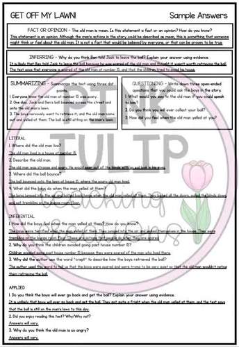 Comprehension Worksheets - Reading Strategies Set #9 | TPT