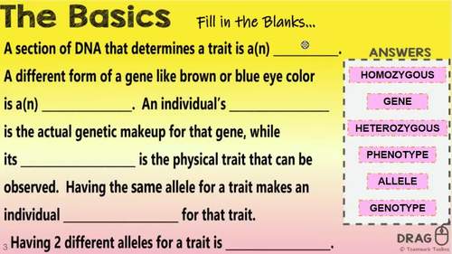 GENETICS ~Biology~ Interactive Digital Resource for Google Drive~ Heredity
