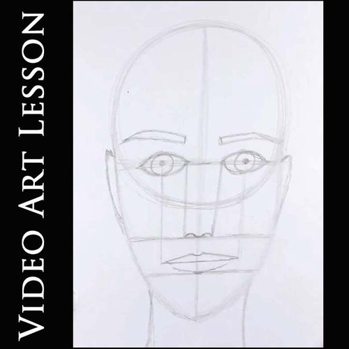 Drawing Lesson | How to Draw a PORTRAIT Using Proper Proportions Step ...