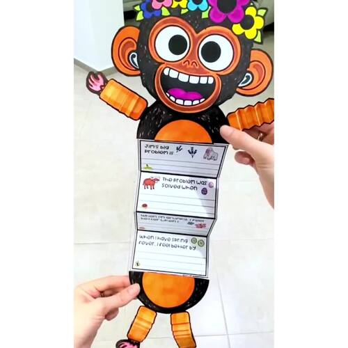 Grumpy Monkey Activities Jim Craft Spring Fever Writing activity Read ...