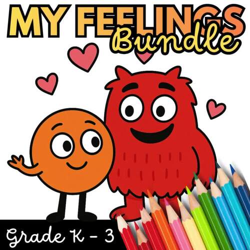 Feelings and Emotions Activity Bundle | The Color Monster & A Little ...