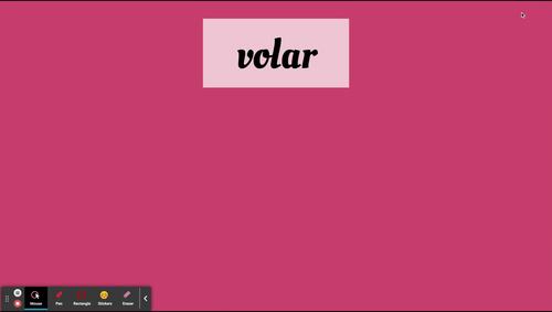 FULL YEAR (August-June) Spanish Word of the Day/Palabra del Día Slides