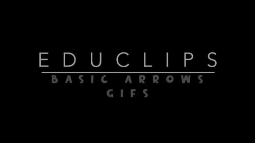 GIFs - Basic Arrows - Animated Images - {Educlips} by Educlips | TpT