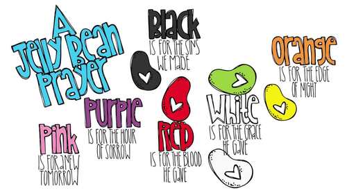 A jelly bean prayer clip art 2025, Easter clip art COMBO PACK | TPT