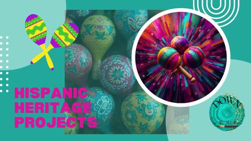 Hispanic Heritage Art Project Maracas - Elementary Art Lesson | TPT