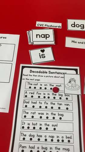 Decodable Sentences with Matching Pictures by The Learning RoomABC