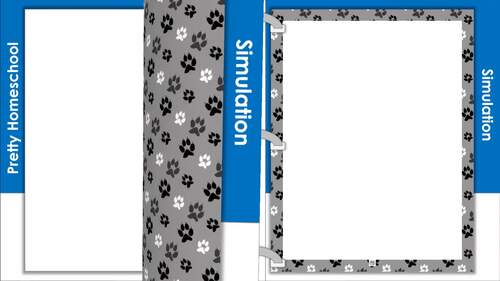 Printable and Editable Binder Covers and Spines - Dogs by Pretty Homeschool