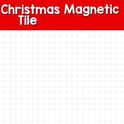 Christmas Magnetic Tile Building Challenge STEM Task Cards Engineering ...