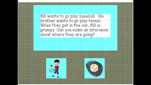 Making Inferences Digital Interactive Speech Therapy Activity | TPT
