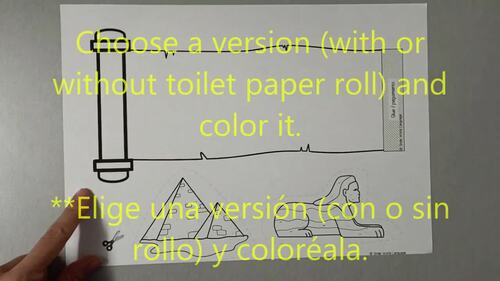 Papyrus easy Egyptian scroll craft parchment Egipto papiro manualidad Egypt