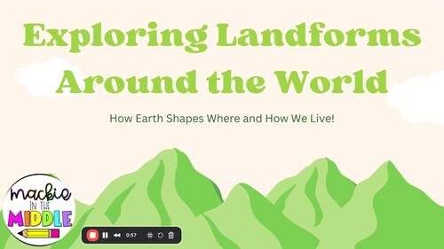 Landform Lesson | Social Studies Lesson | Canva Slides & Printable ...