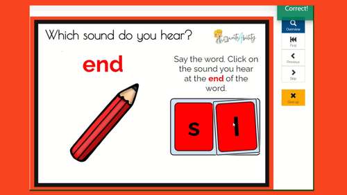 Fun with Sounds: End Sounds (Digital Activity Boom Cards) by WriteAbility