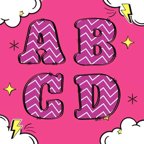 Mother day Doodle Alphabet Letters & Numbers PNG, bubble letter font ...