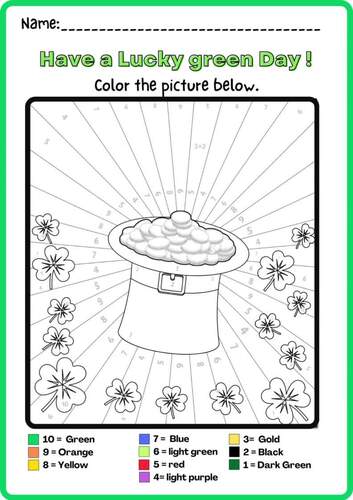 St Patrick's Day Coloring Pages | St Patricks Day Activity- Coloring Sheets