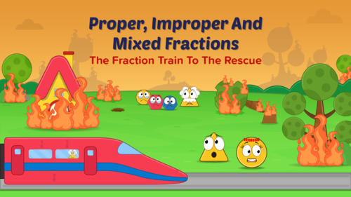 Proper, Improper and Mixed Fraction : Math Story Video 94 for Kids Aged ...