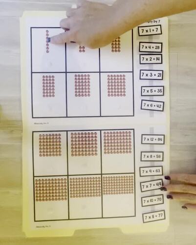 Apple File Folders - Multiplication by Basically Mrs. B | TPT