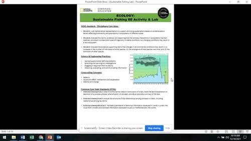 Biology - ECOLOGY: Sustainable Fishing & Carrying Capacity lab | TPT