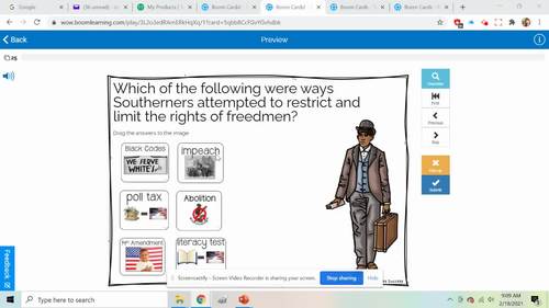 US History Vocabulary Review Bundle of Boom Cards by Social Studies Success