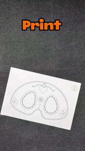 Halloween Crown, Mask, and Puppet by Craftytopia Creations | TPT