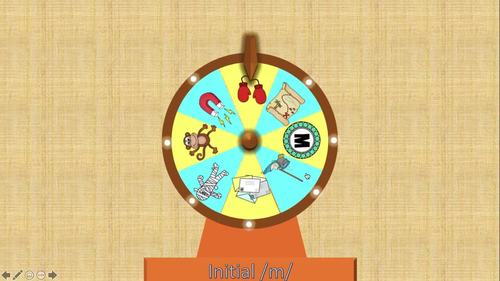 Initial /g/ -Articulation Spinner for Teletherapy & Digital Use!!!