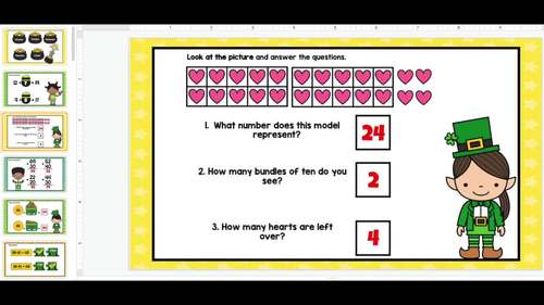 1st Grade Virtual Morning Work March week 2_English Google Slides