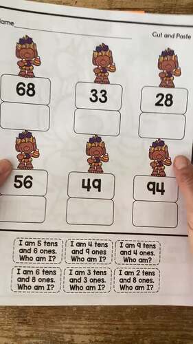 Halloween Troll Theme 2 Digit Place Value, Base 10 Blocks, NO PREP ...