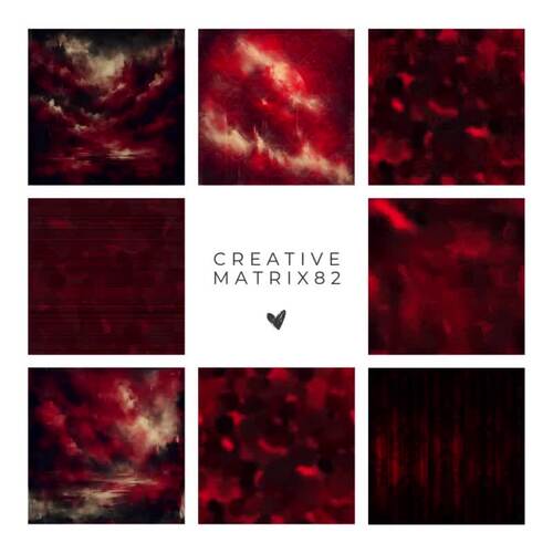 Grunge Royal Red Seamless Digital Paper – Scarlett Gothic Distressed ...