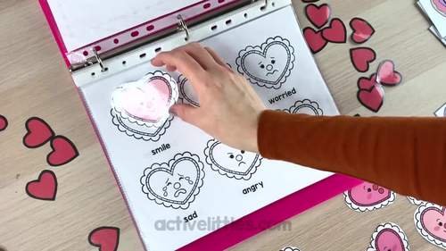 Valentines Day Busy Book Activity Binder - February by Active Littles