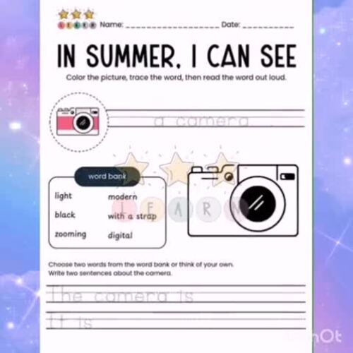 Summer Discovery Activities | Fun Vocabulary Building and Scavenger ...