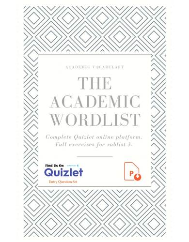 Academic Word List. AWL. Sublist 3. Worksheets. Vocabulary. GMAT. SAT ...