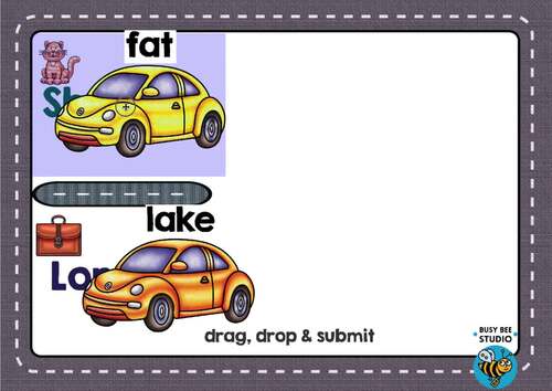 SHORT & LONG VOWEL A SORT PHONICS BOOM CARDS PARKING LOT PRACTICE ...