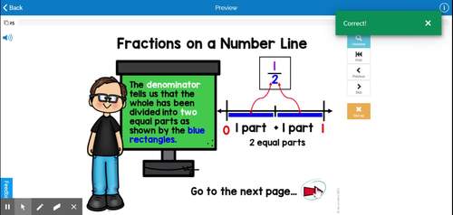 $$DOLLAR DEAL$$: FRACTIONS ON A NUMBER LINE: DRAG and DROP BOOM Cards™