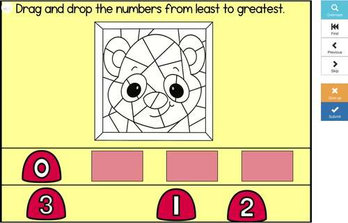 Ordering Numbers to 20 | Digital BOOM CARDS™ by Teaching Literacy