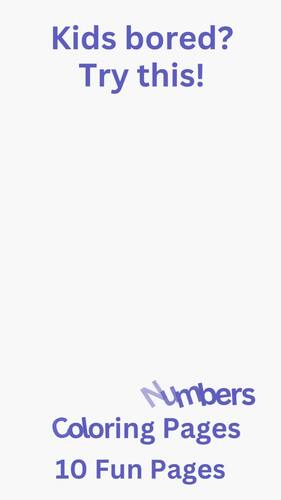 Floral Numbers From (0-9) Coloring Pages for Kids: Floral-Themed ...