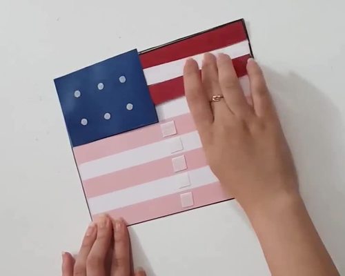 4th of July Adapted U.S Flag Puzzle Activity by Hamna Million | TpT