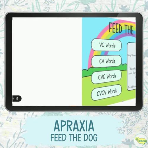 Feed the Dog Apraxia Boom Cards™ for Speech Therapy by In Unison Speech ...