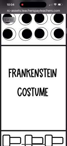 PUG THE MONSTER/HALLOWEEN/OCTOBER READ ALOUD Craft | TPT